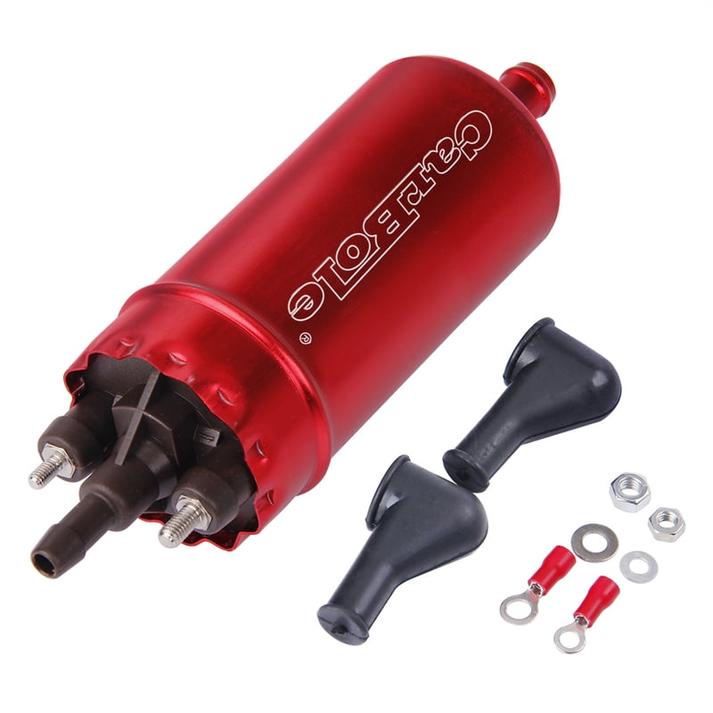 Red-Aluminium EFI Inline Electric Fuel Pump for 0580464070 High ...