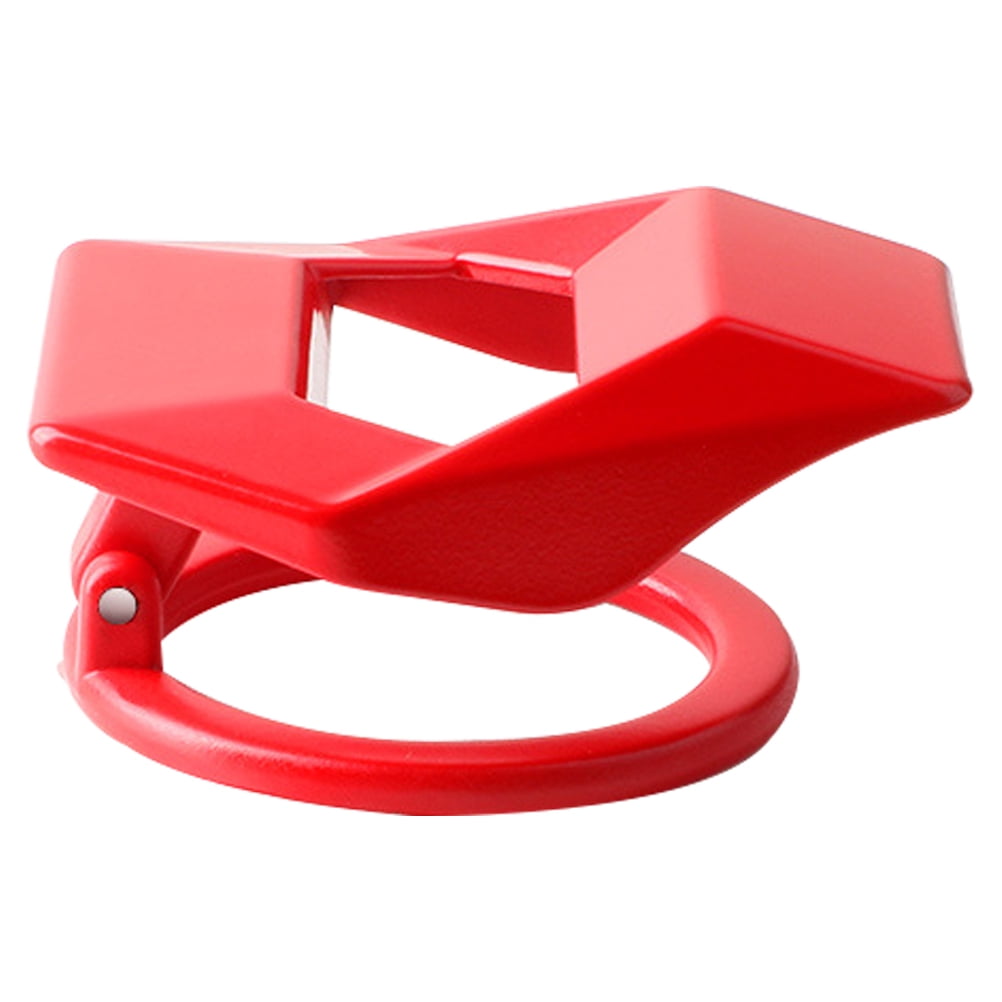 NIAIZEK Red Car Button Cover Ignition Protector Easy to Install Auto ...