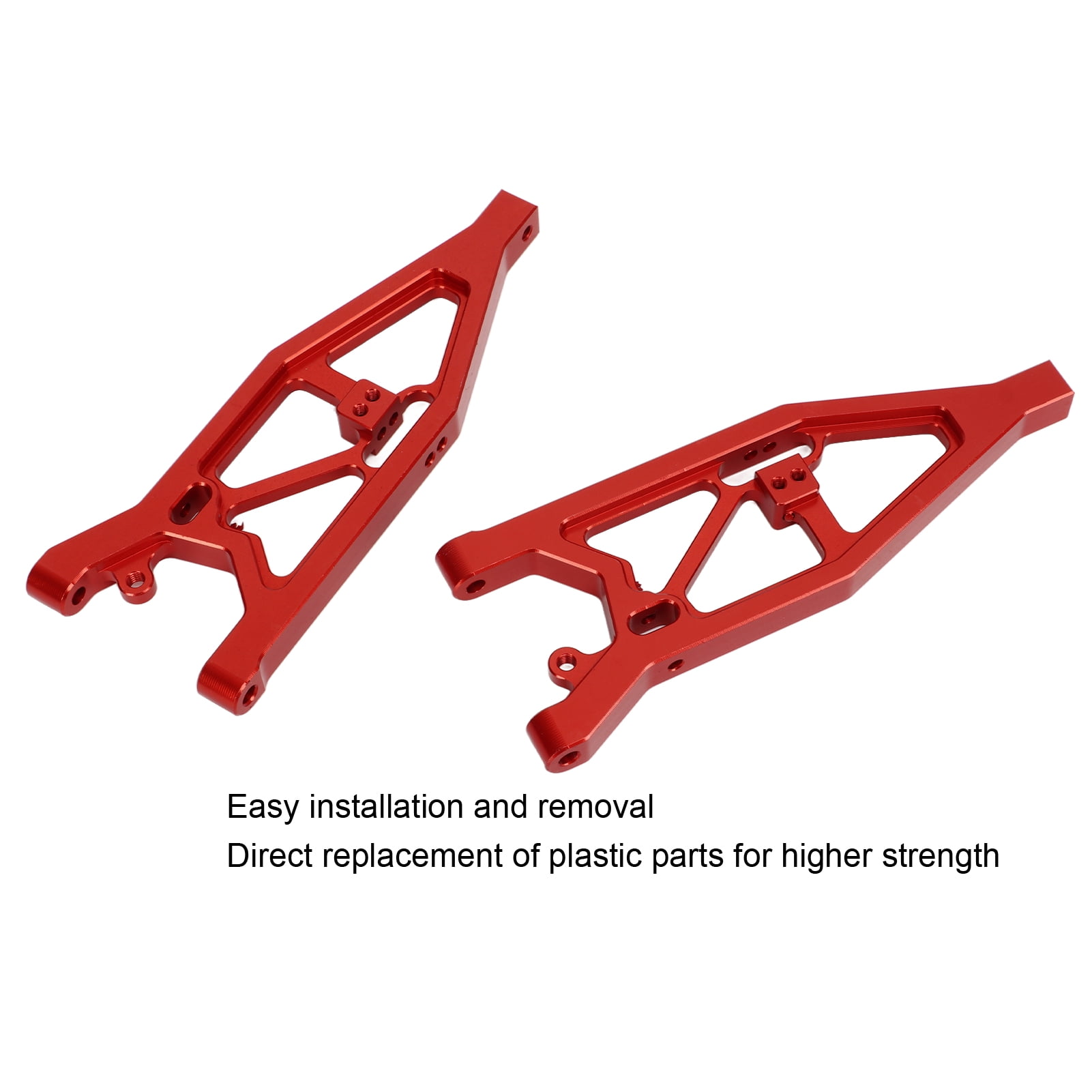 Red Aluminum Alloy Front Upper Swing Arm for 1/7 1/8 Scale Remote ...