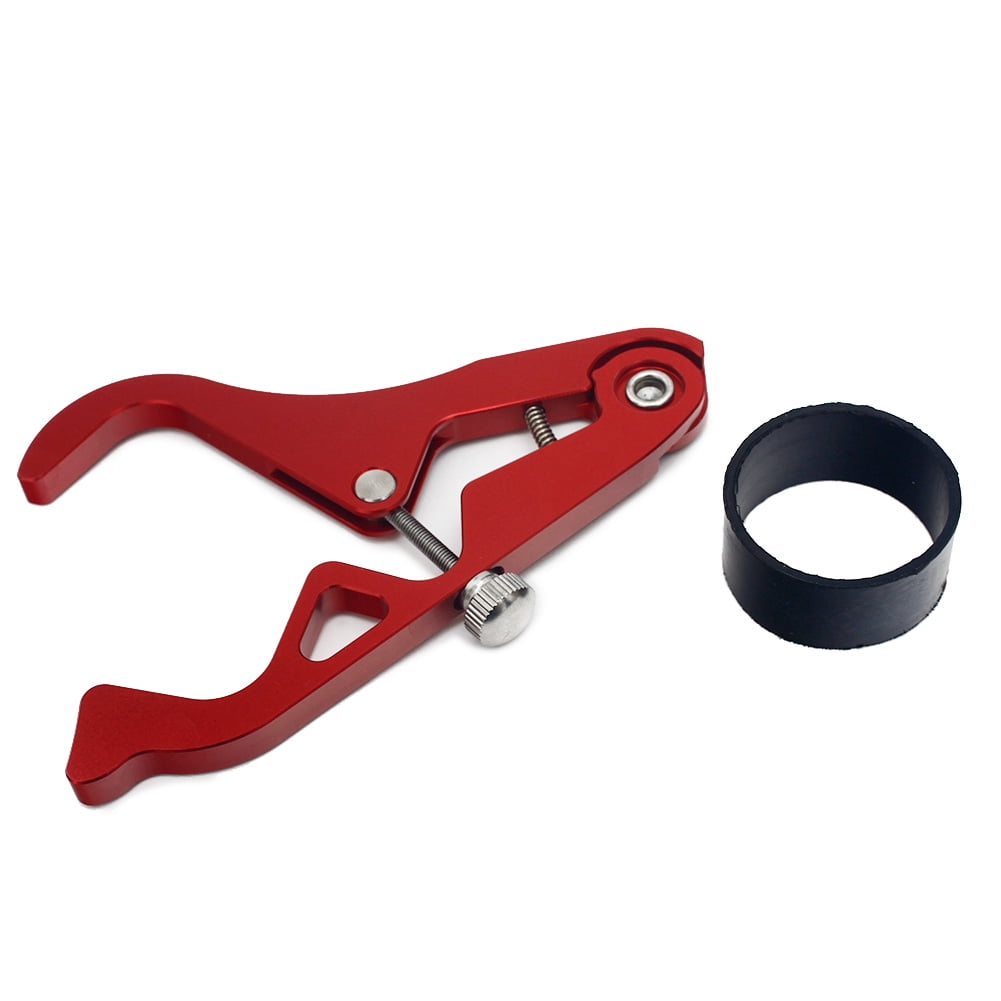 Red Aluminum Universal Motorcycle Cruise Control Throttle Lock for ...