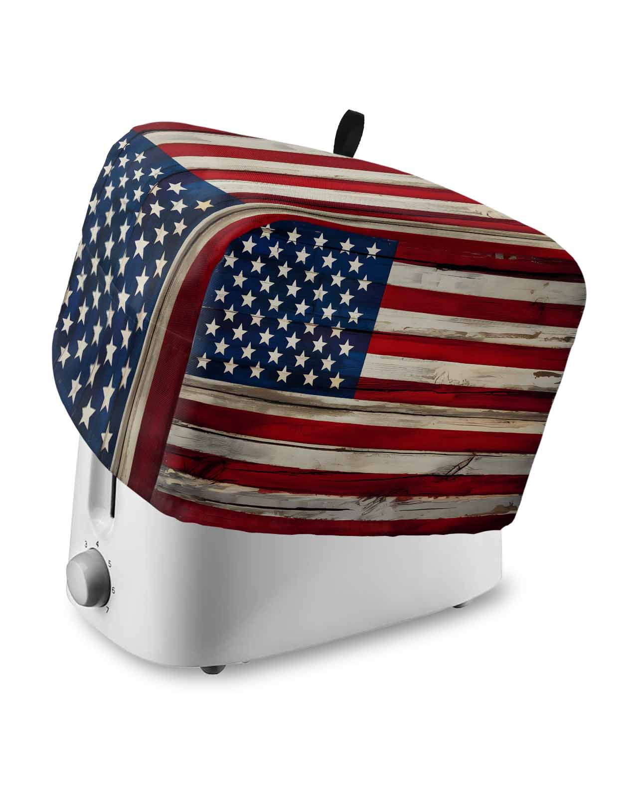 Red American Flag Small Toaster Cover 2 Slice, Kitchen Appliance Covers ...