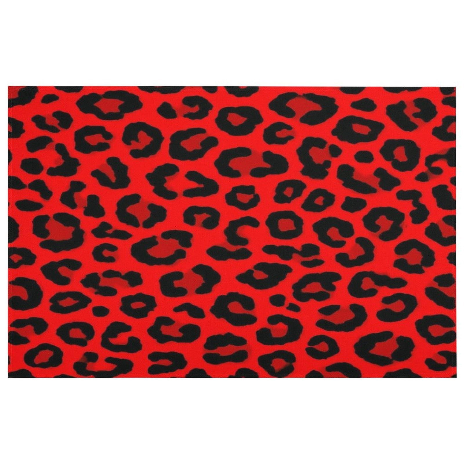 Red And Black Leopard Print Adult Home Decor Bedroom Living Room ...