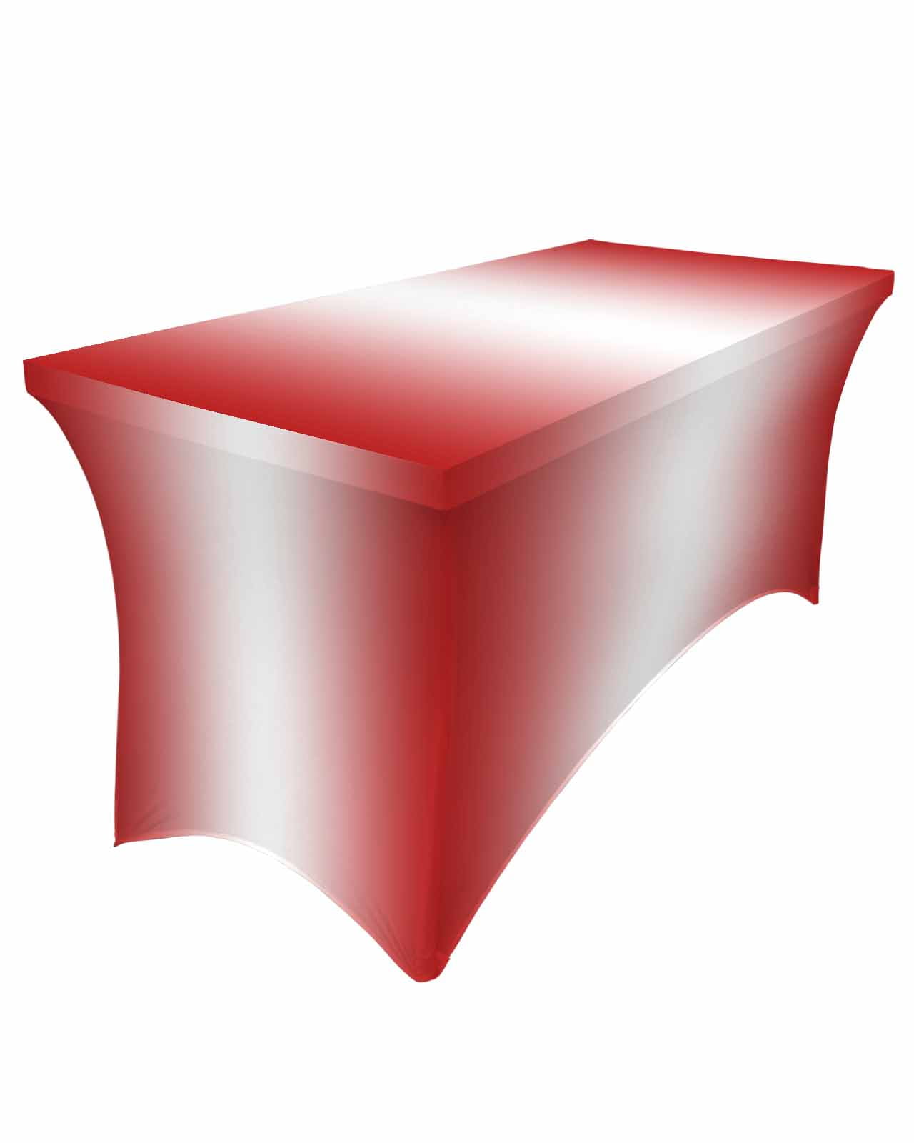 Red And White Gradient Table Skirt Wedding ration Home Birthday Party ...