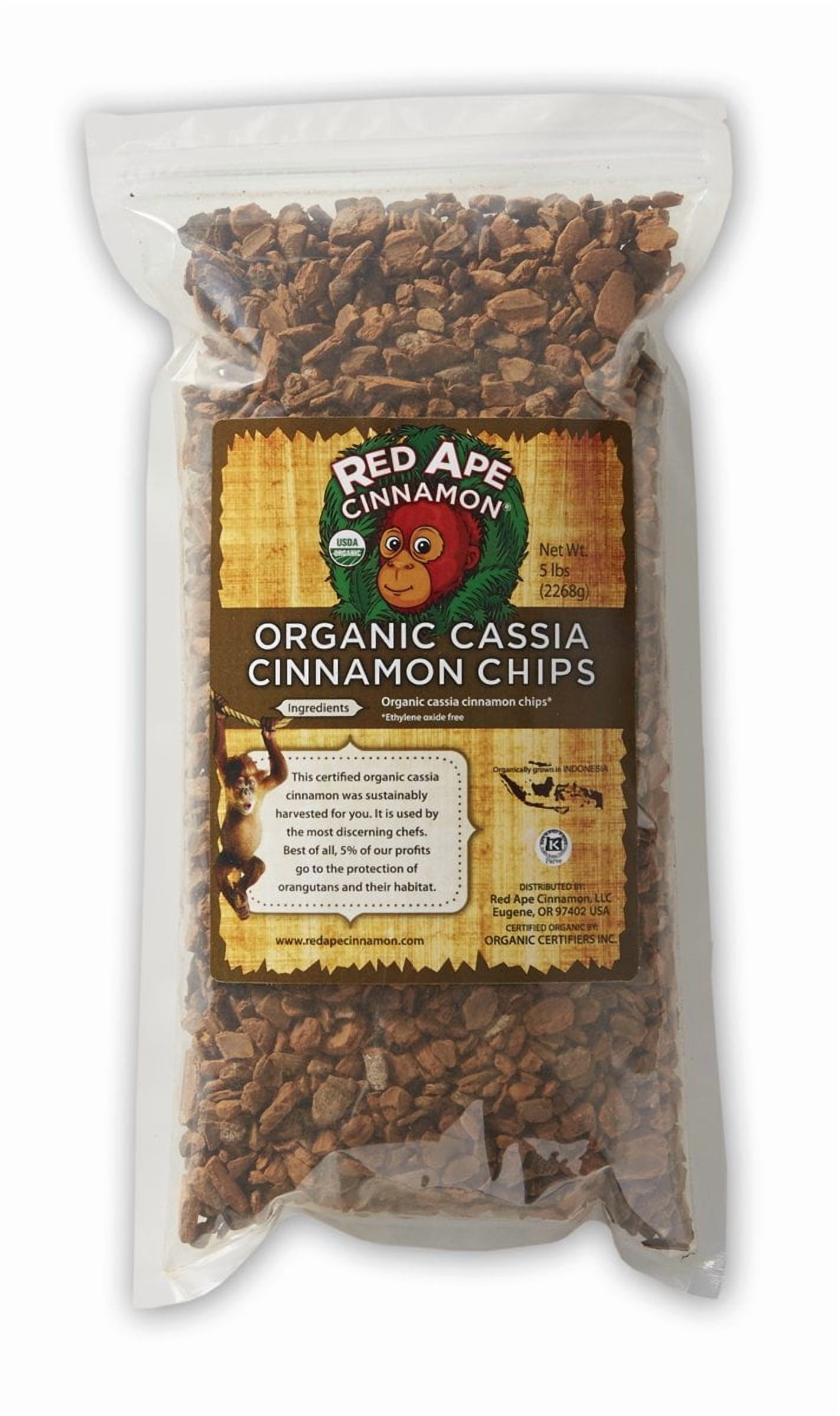 Red Ape Cinnamon Organic ESF27 Cassia Cinnamon Chips, 1 Pound - Walmart.com