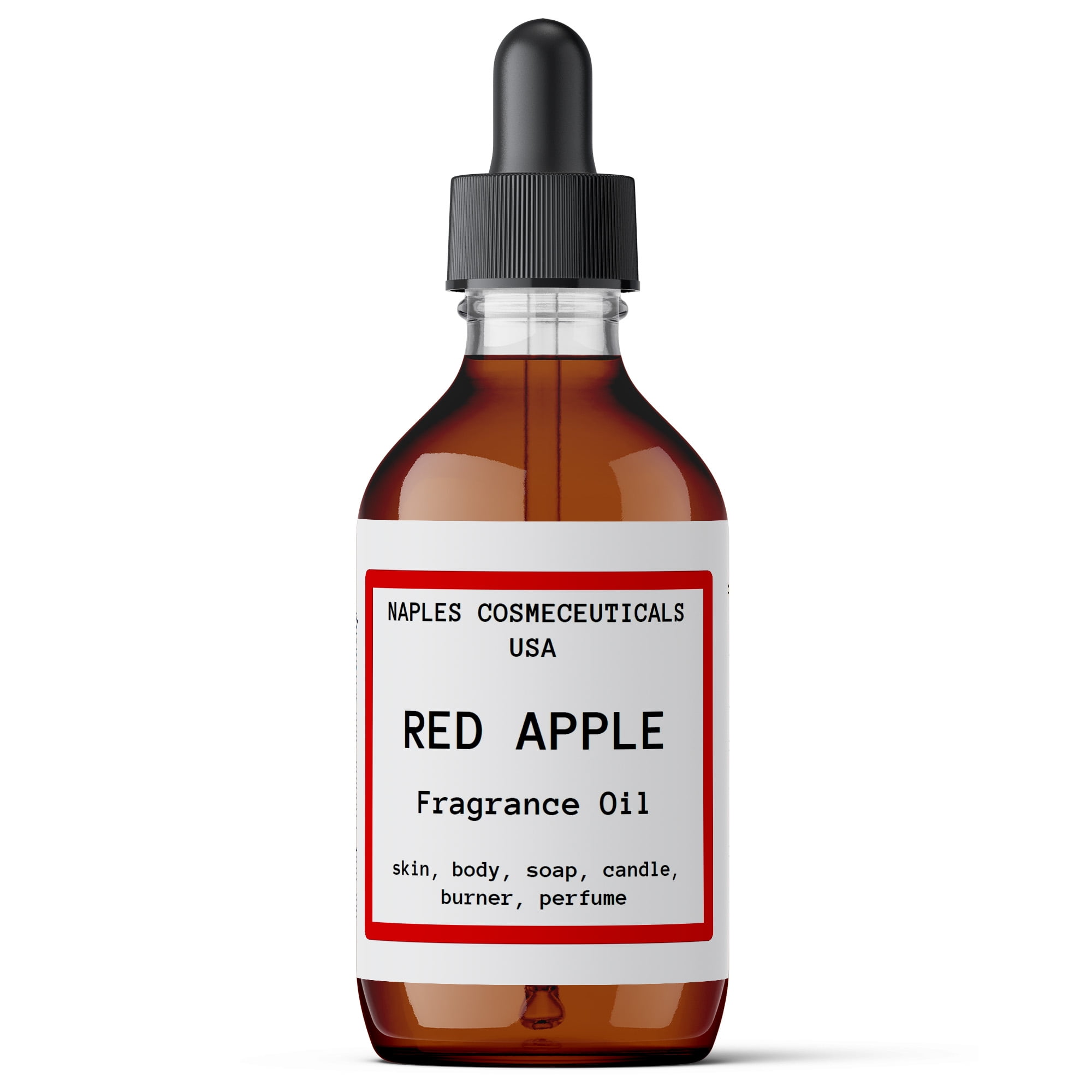 Red Apple Fragrance Oil, 4 oz Pure, Undiluted, Premium Grade, Bulk For ...