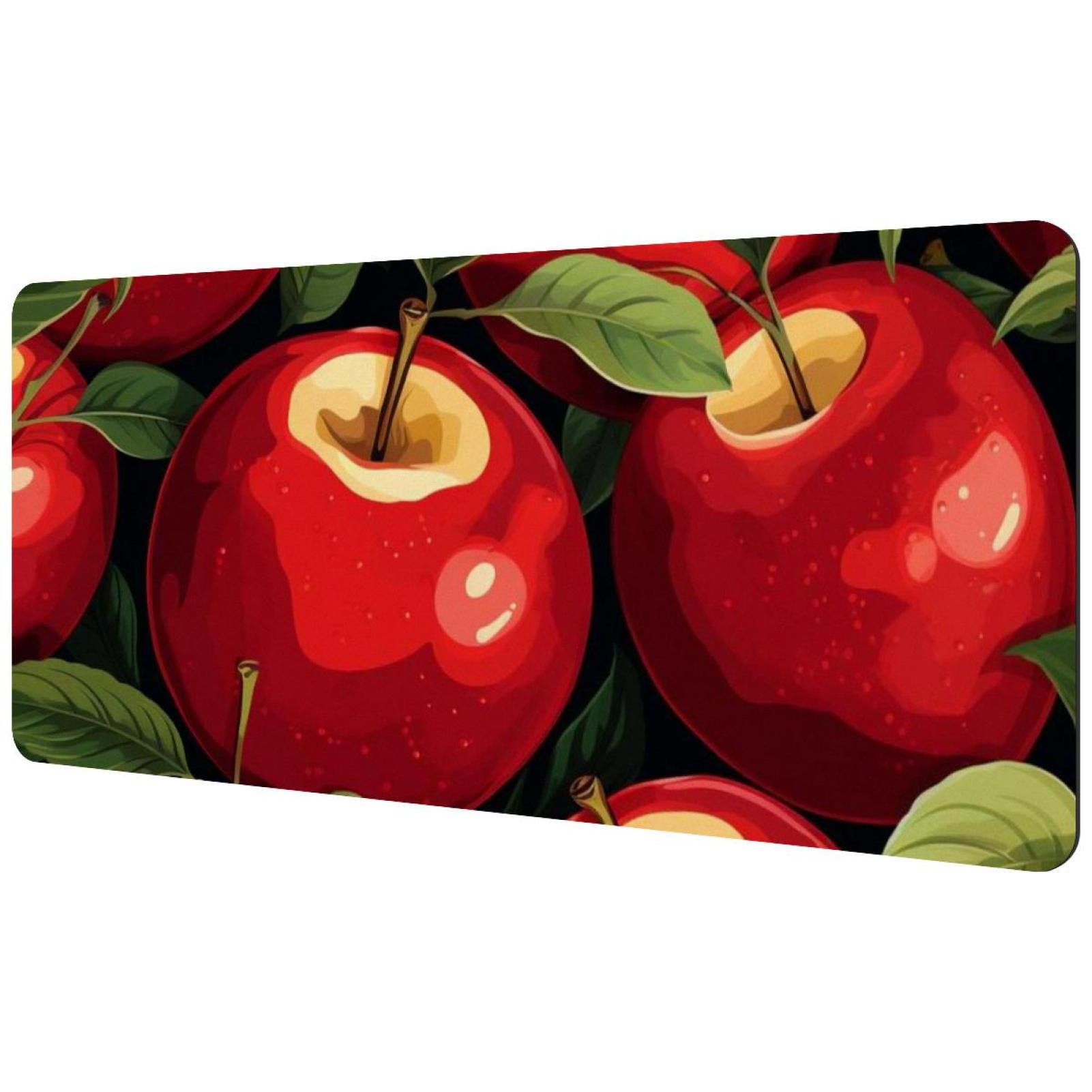 Red Apples Fruit Mouse Pad, Large Mousepad for Office Home Laptop, Non ...