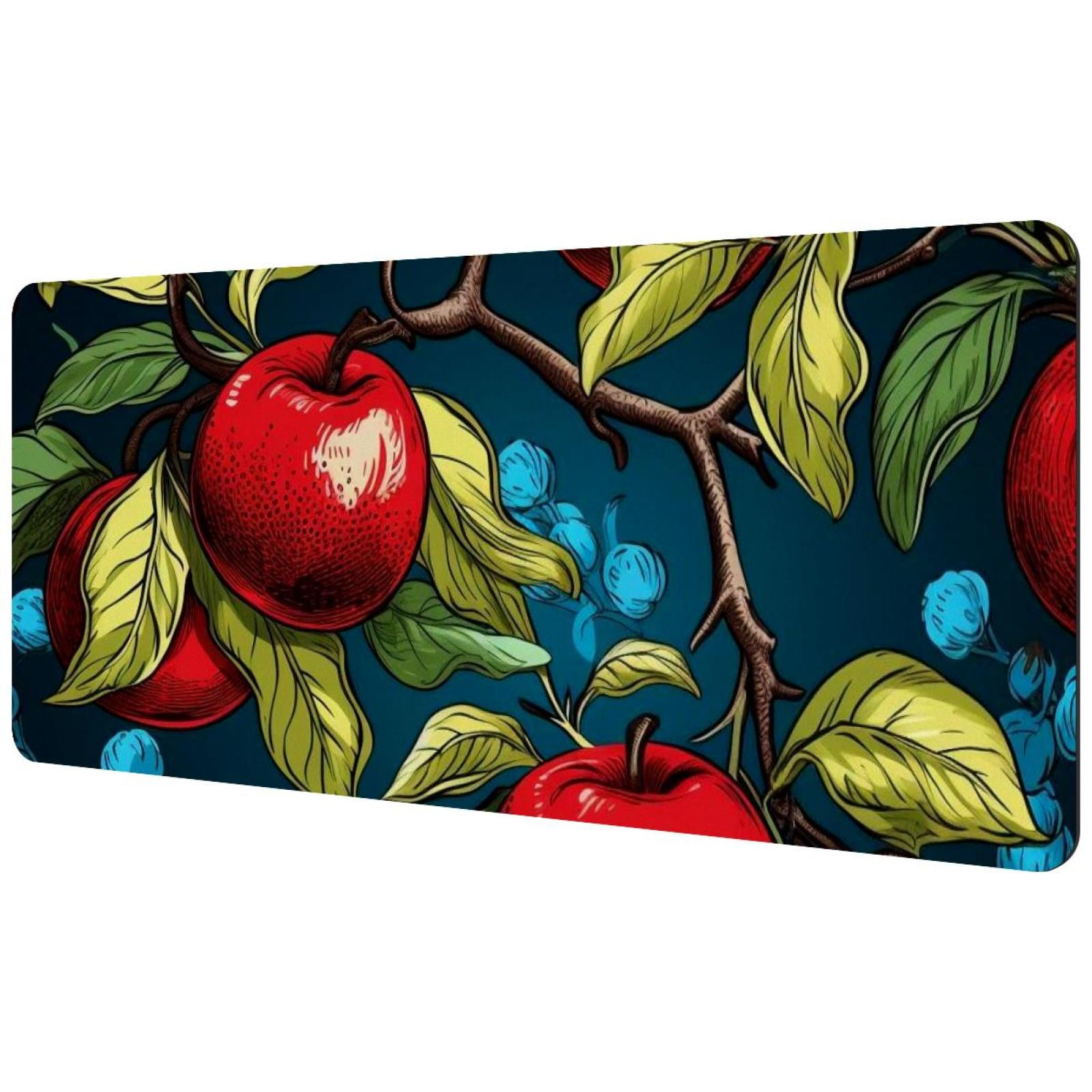 Red Apples Fruit Mouse Pad, Large Mousepad for Office Home Laptop, Non ...