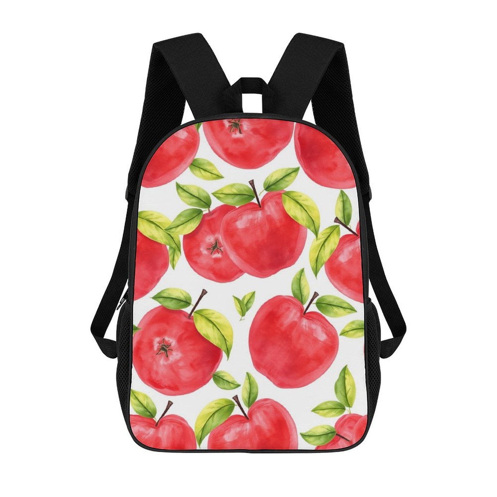 Red Apples Pattern Background Backpack Lightweight Outdoor Backpack ...