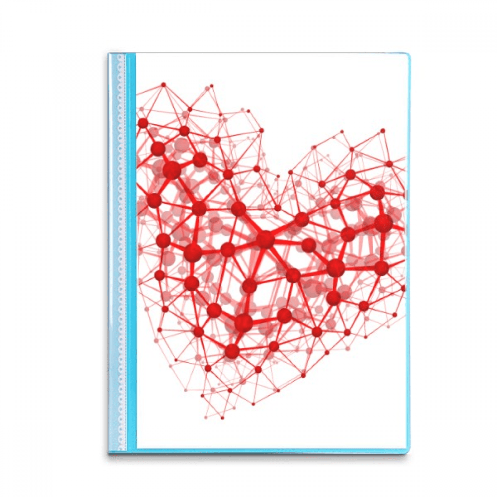 Red Atoc Structure Physical Illustration Book Sheet Protectors ...
