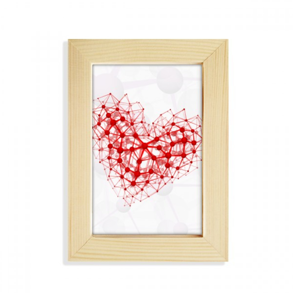 Red Atoc Structure Physical Illustration Desktop Display Photo Frame ...