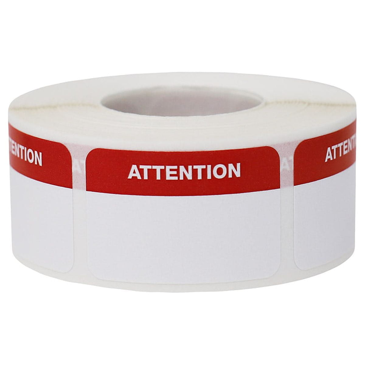 Red Attention Medical Alert Healthcare Labels | 1 x 1.5″ Rectangle ...