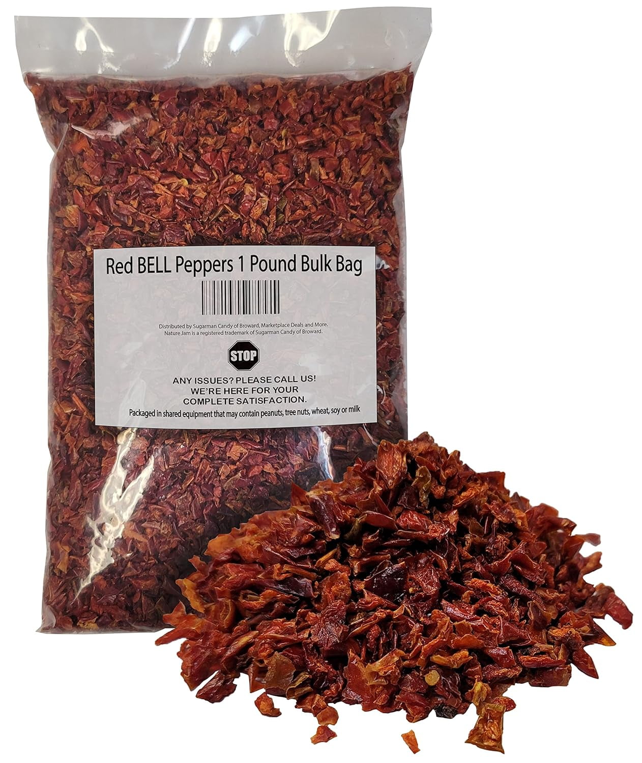 Red BELL Peppers 1 Pound Bulk Bag-Heat Sealed to Maintain Freshness ...