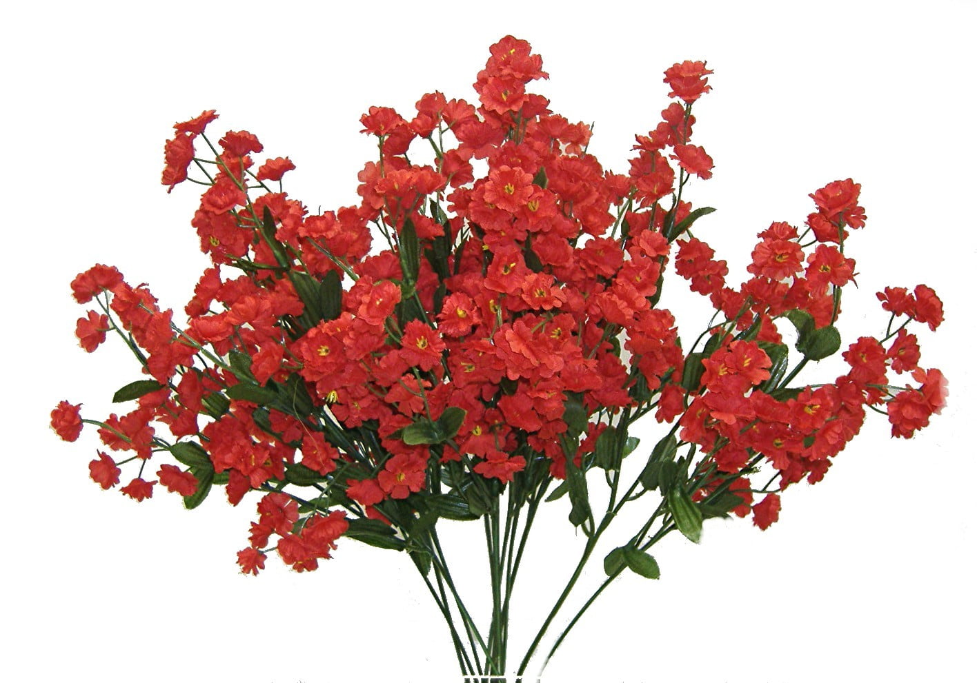 Red Baby Breath 18in Artificial Polysilk Faux Fake Flower Gypsophila ...