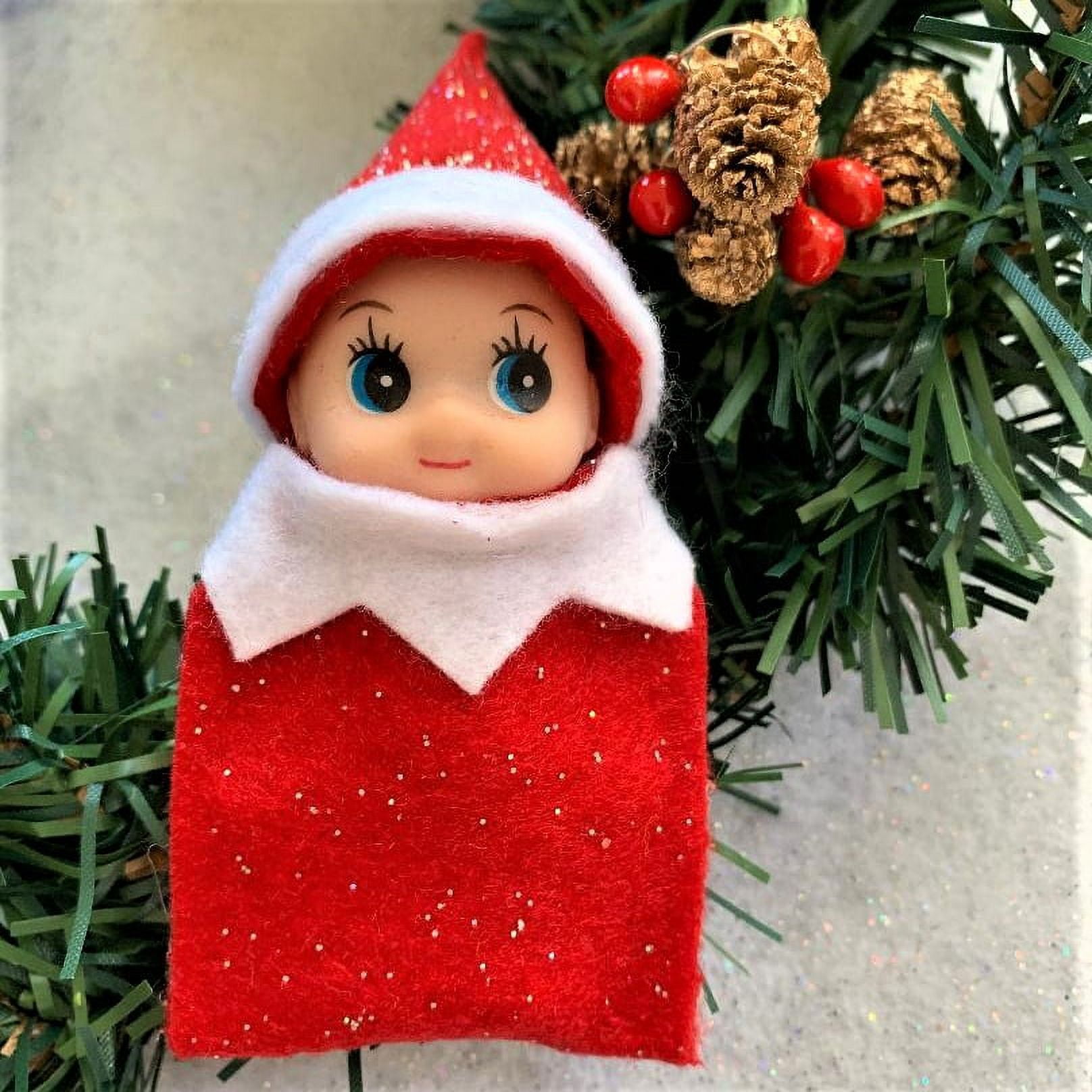 Red Baby Elf Figurine, Tiny Elf, Miniature Elf in Training - Walmart.com