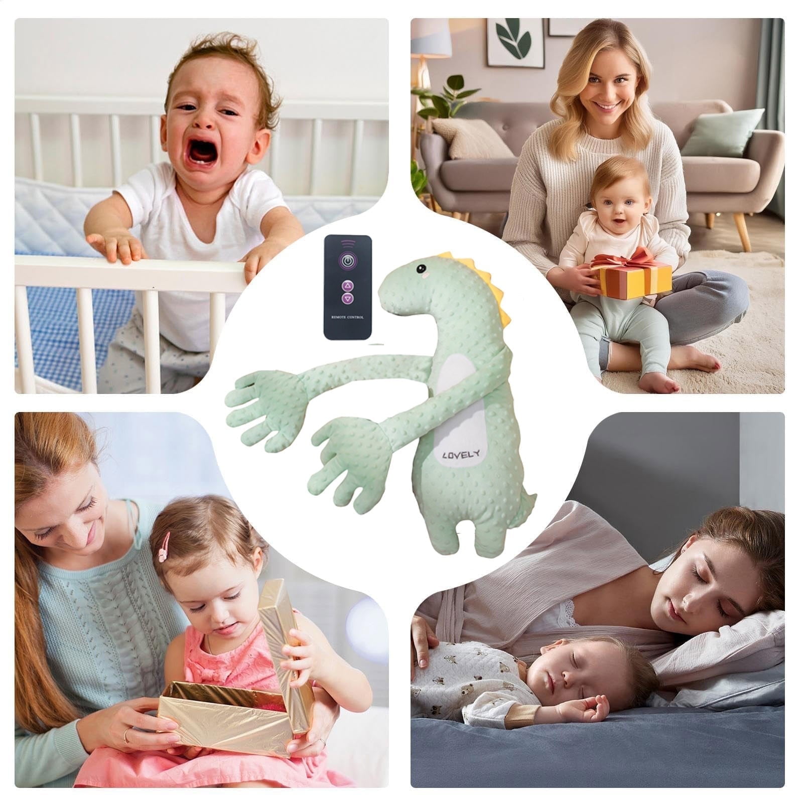 Red Baby Exhaust Pillow Coax Baby Pat Soothing Baby - Walmart.com