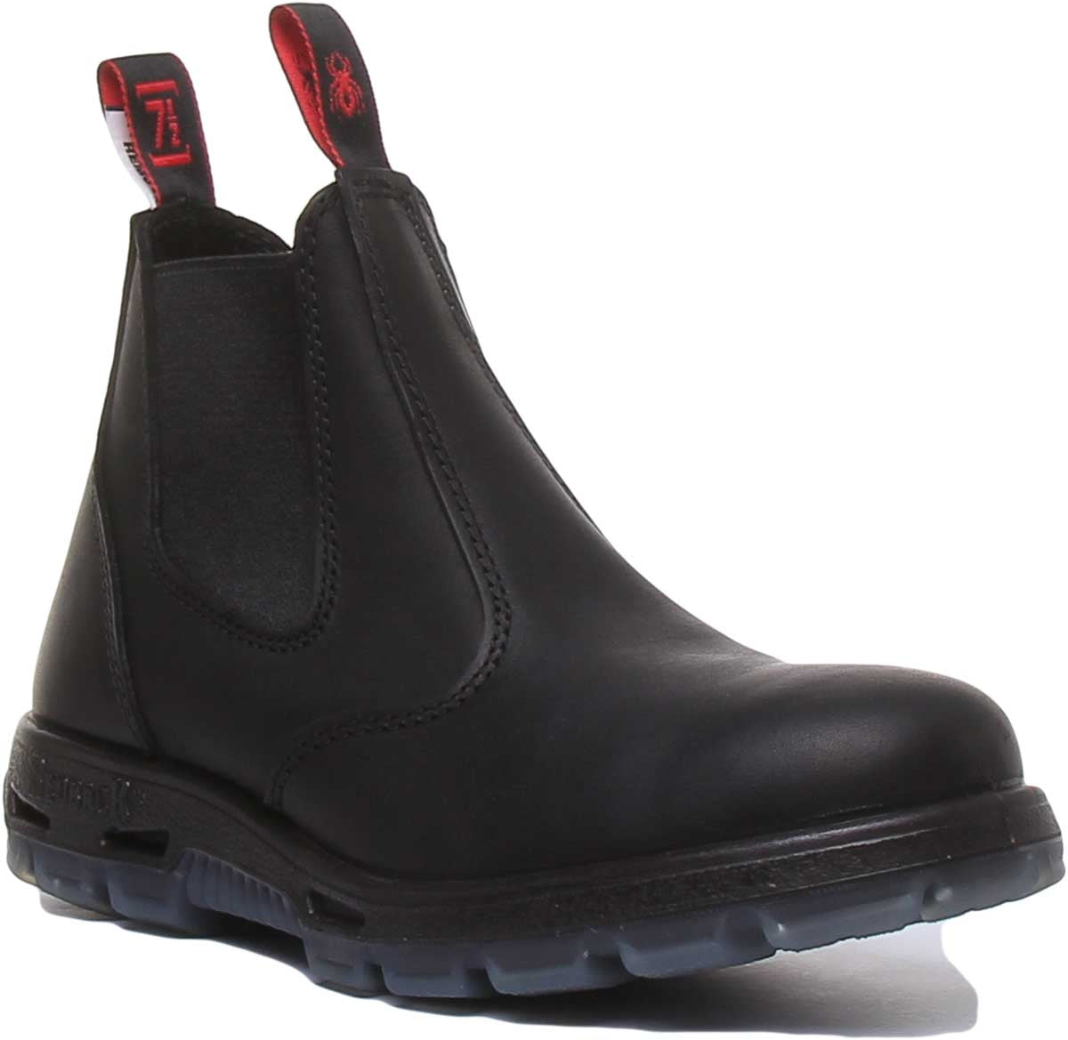 Red Back Ubbk Bobcat Men's Leather Chelsea Boot, Size 12, Black ...