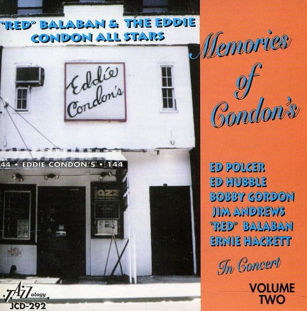 Red Balaban - Memories Of Condon's - In Concert, Vol. 2 - Jazz - CD ...
