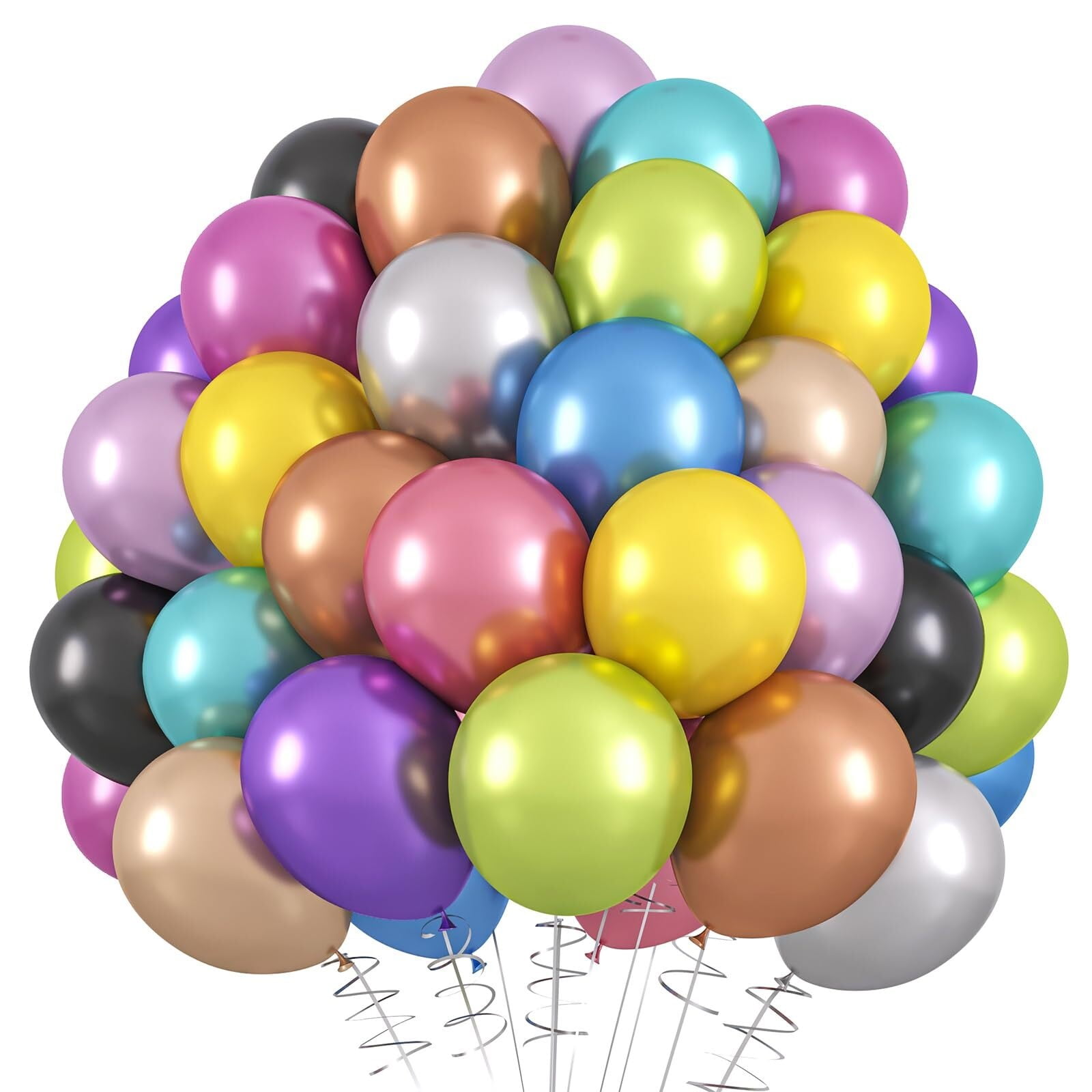 Red Balloons, 120pcs 5 Inch, Thicker Balloons for Birthday Wedding Baby ...