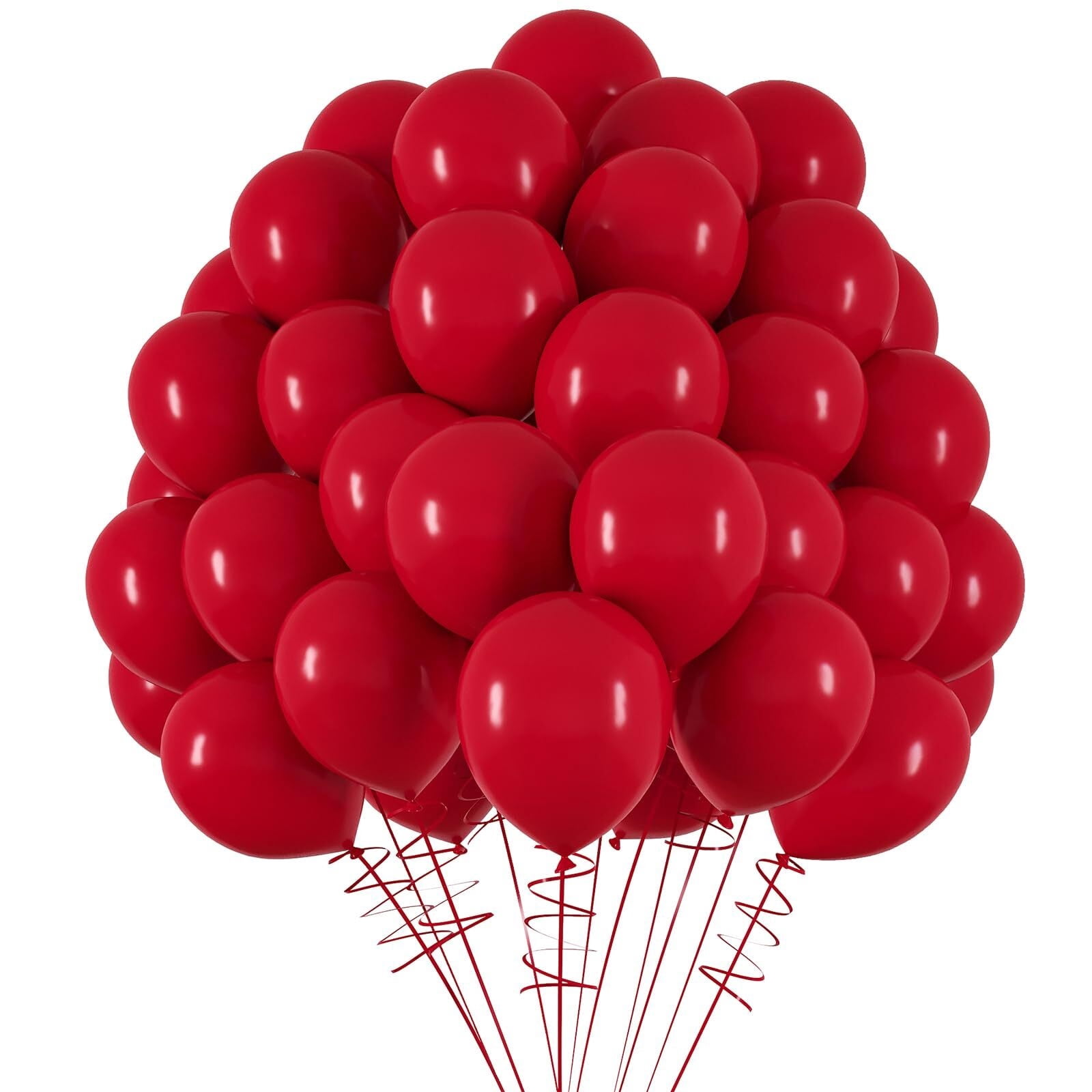 Red Balloons, 120pcs 5 Inch, Thicker Balloons for Birthday Wedding Baby ...