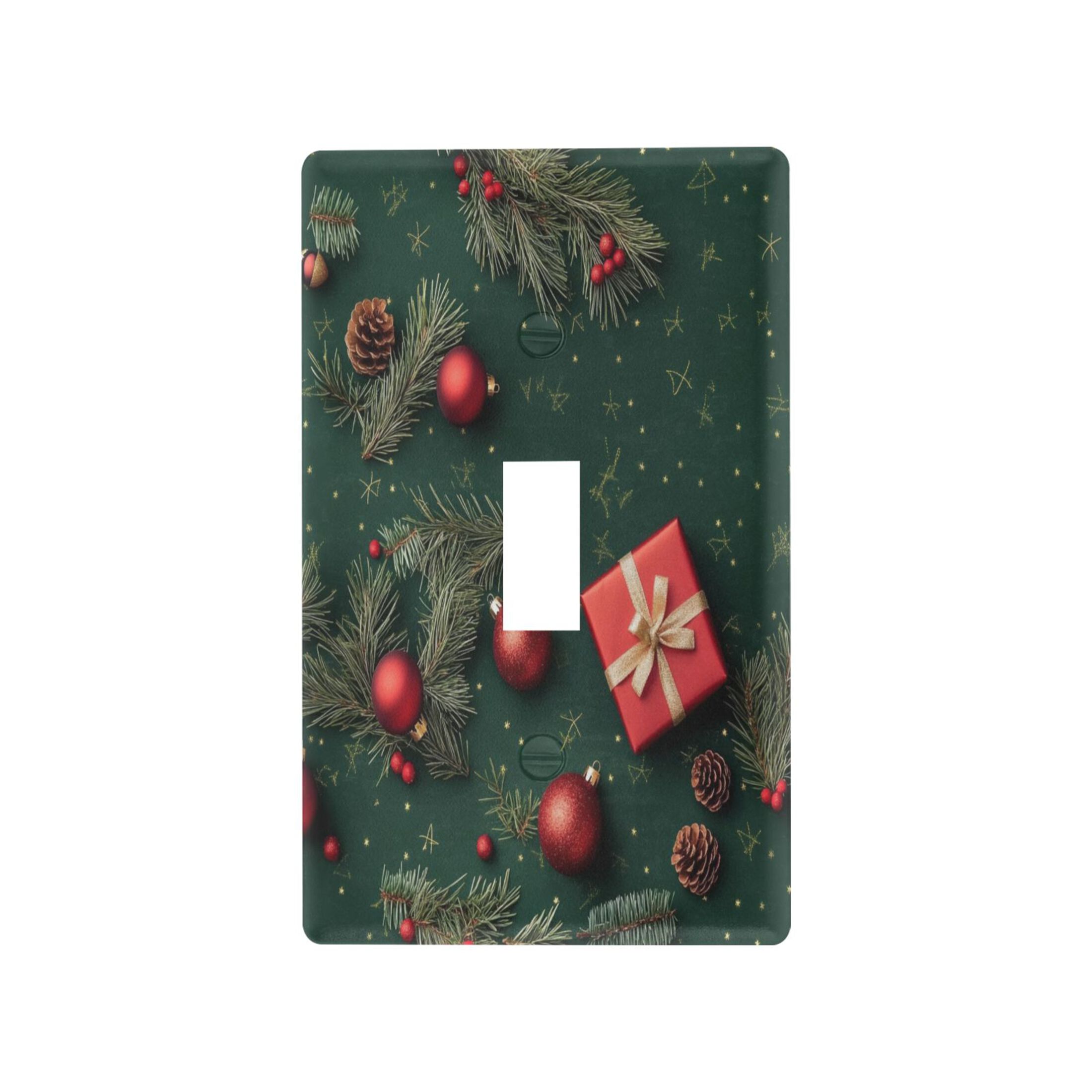 Red Balls and Branches Light Switch Cover Switch Plate Outlet Cover ...