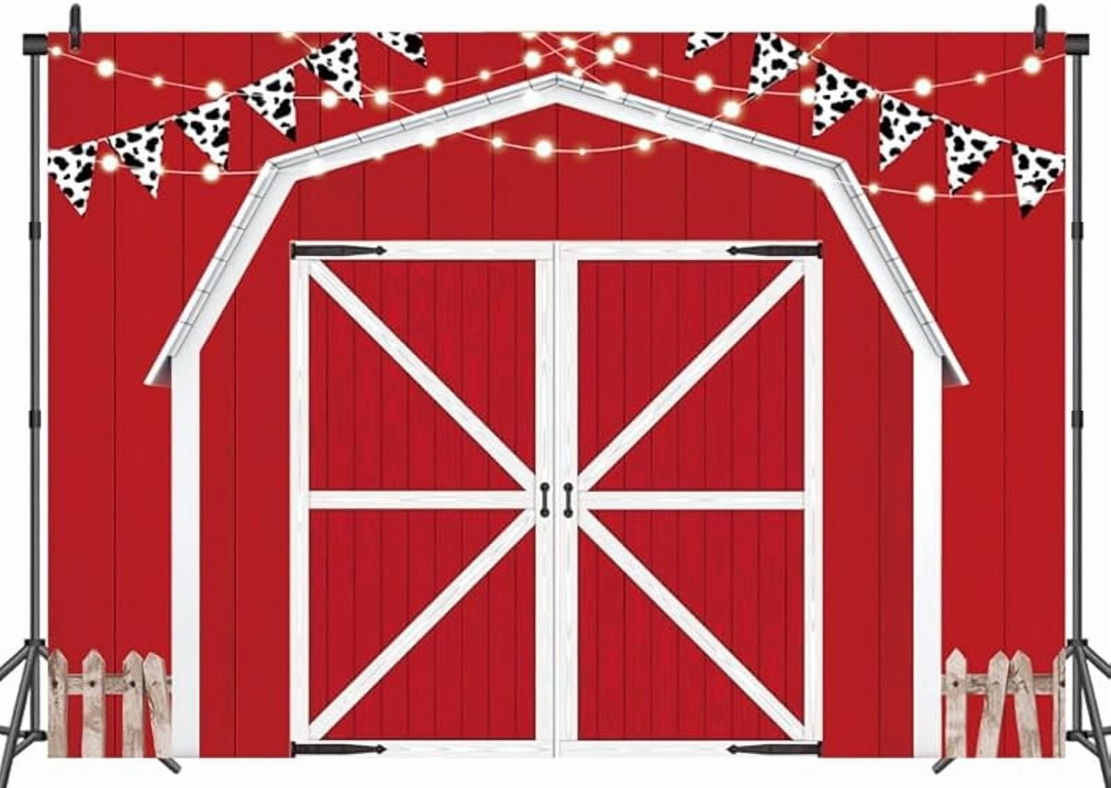 Red Barn Door Pretty Backdrop Wooden Barn Door Farmhouse Photography ...
