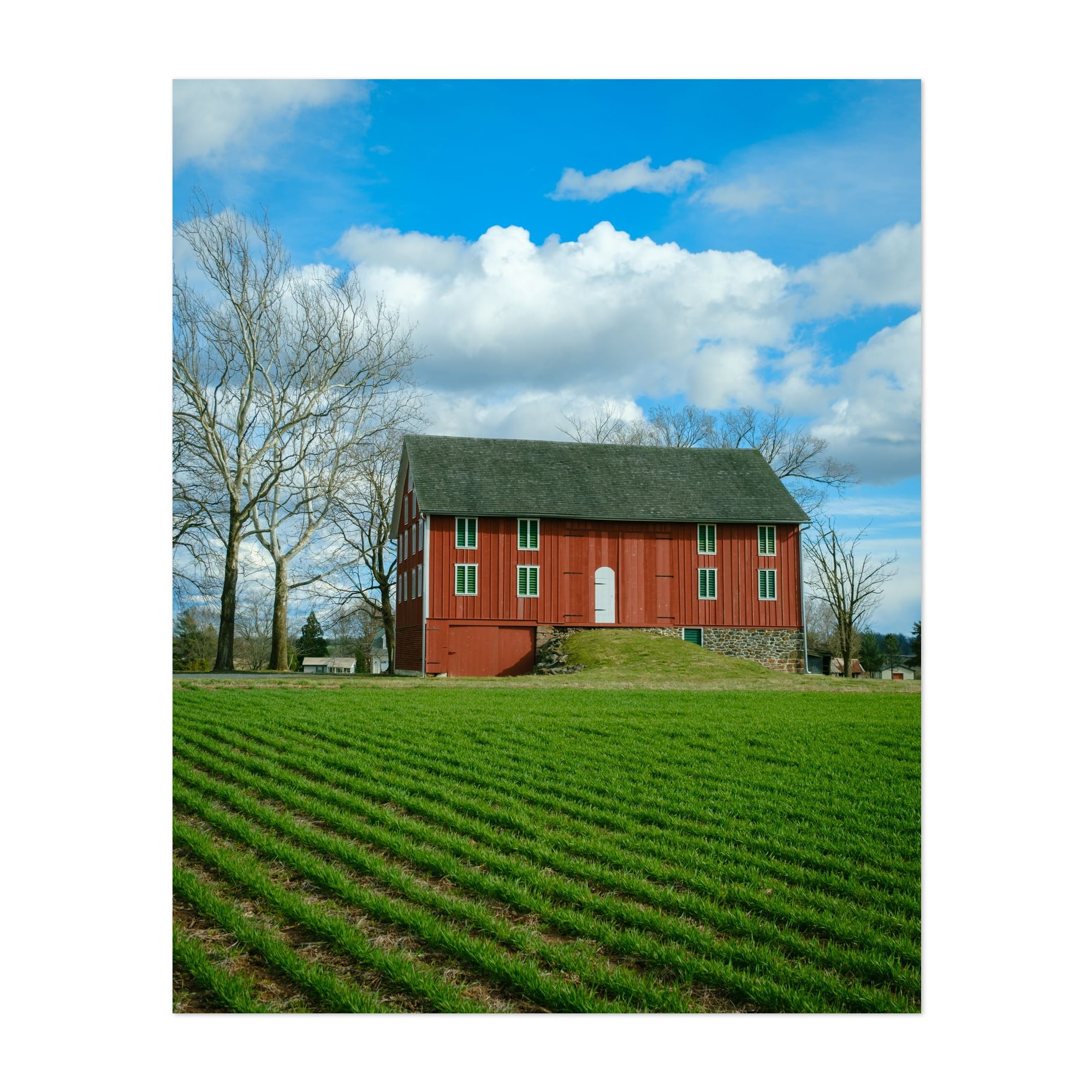 Red Barn, Gettysburg - Gettysburg Pennsylvania Photography Unframed ...