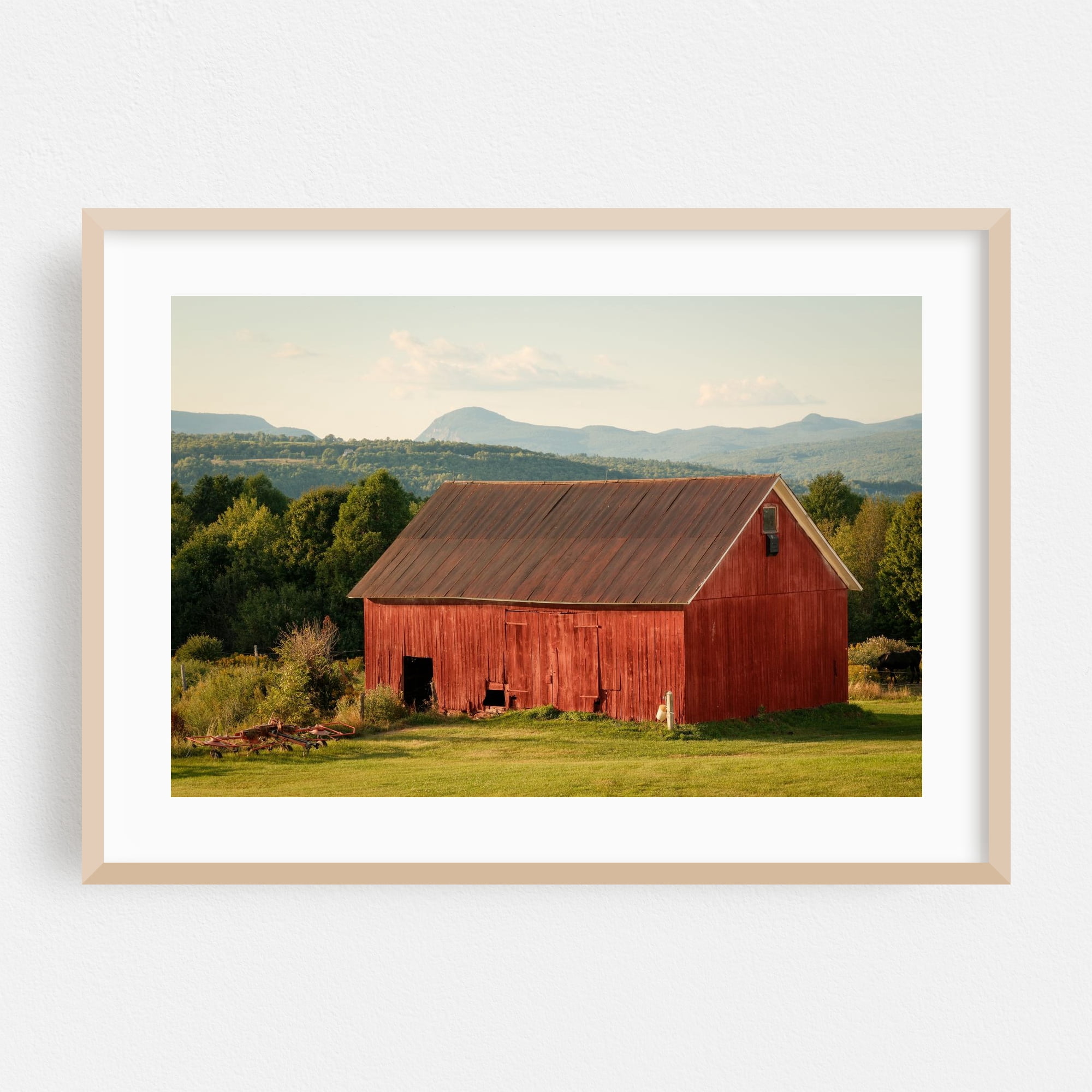 Red Barn in Burke - Burke Vermont Photography Barn Farm Rural ...
