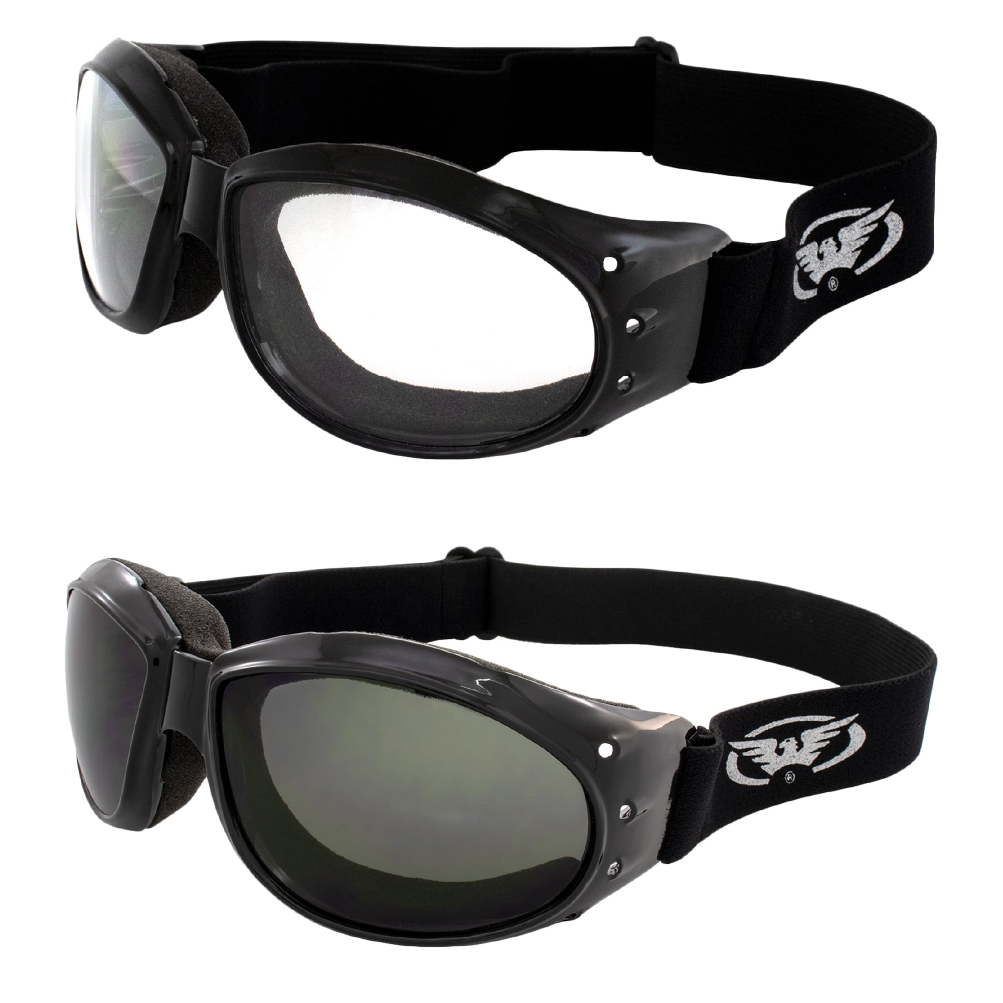 Red Baron Motorcycle/aviator Goggles Day Night - Walmart.com