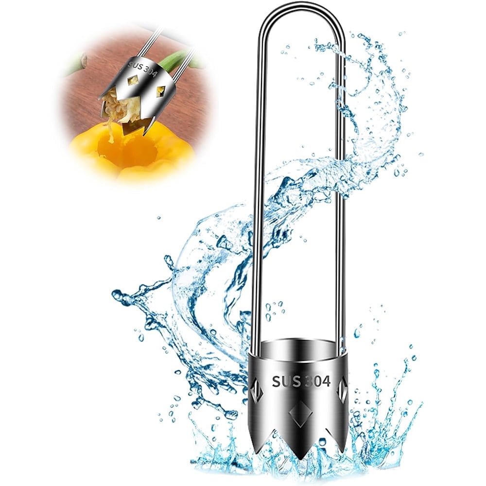 Red Bell Pepper Corer - Pepper, Pineapple, Pear, Apple Corer - 304 ...
