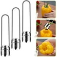 Red Bell Pepper Seed Corer,2024 New Stainless Steel Fruite Corer,Red ...