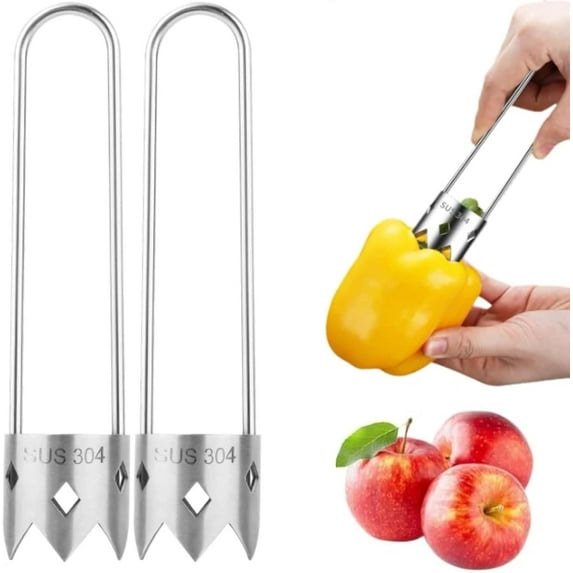 Red Bell Pepper Seed Corer, 2026 Upgraded Multifunctional Fruit and ...