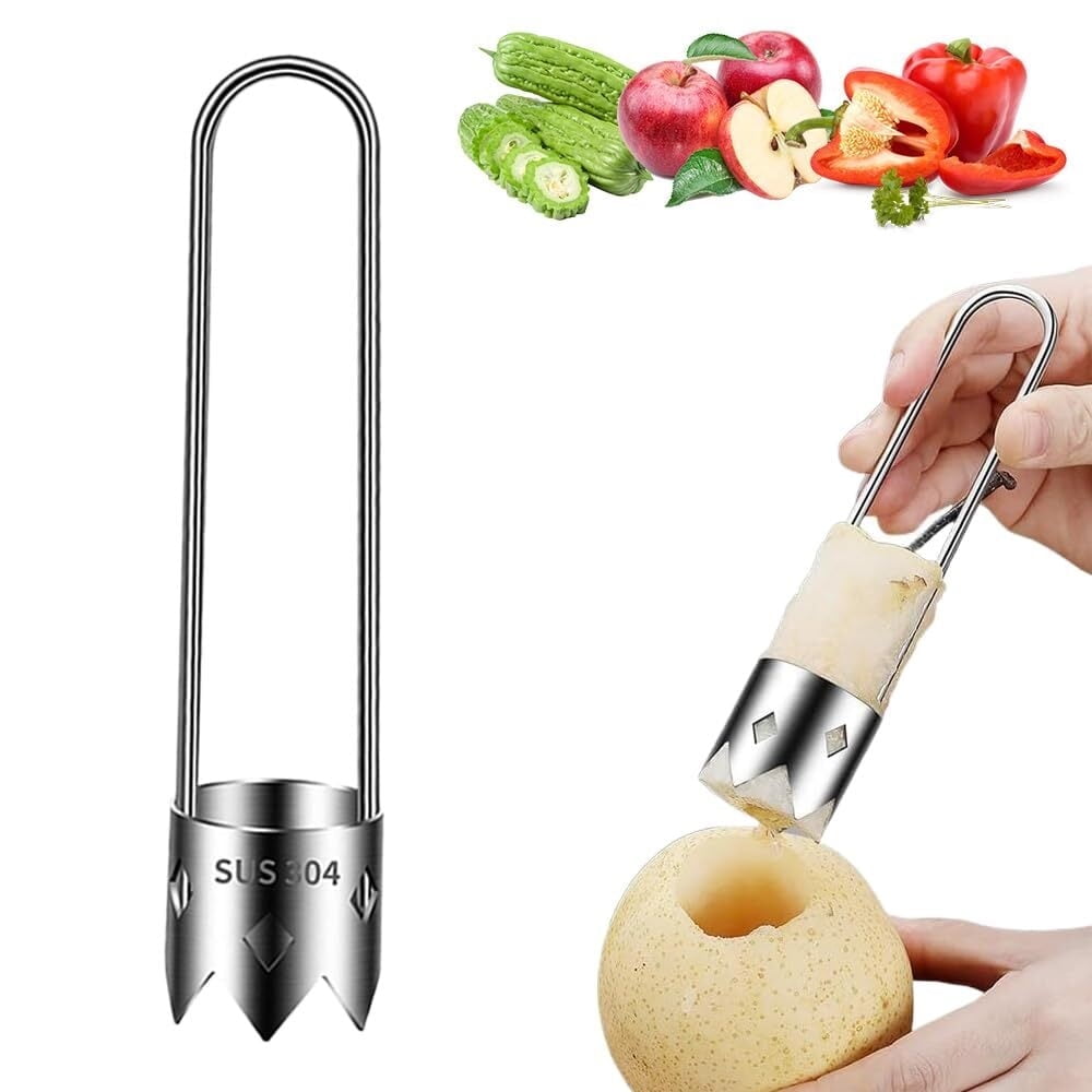 Red Bell Pepper Seed Corer, Fruit and Vegetable Corer Tool with ...