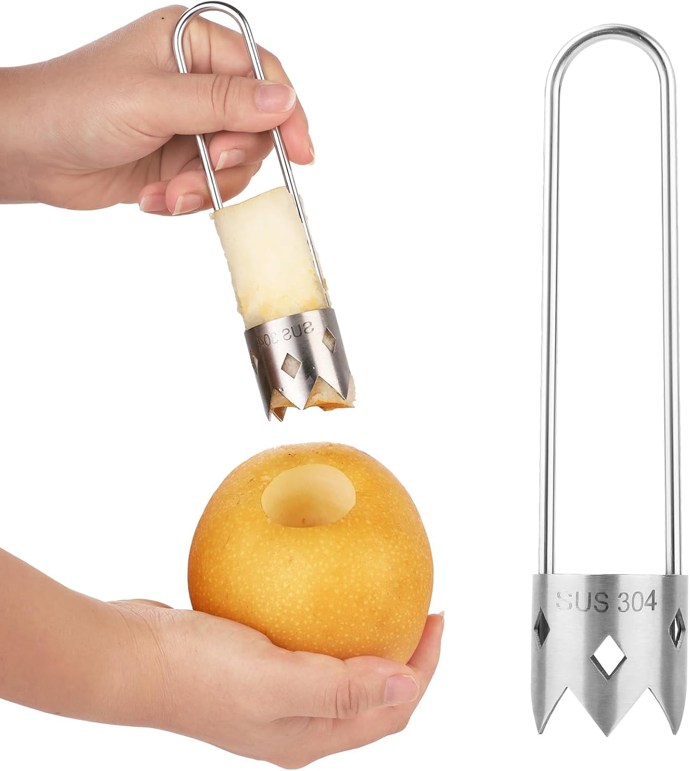 Red Bell Pepper Seed Corer,Pepper Seed Corer, 2024 New Upgraded Stainless Steel Fruit Core ...