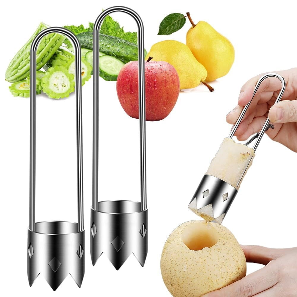 Red Bell Pepper Seed Corer Remover, Stainless Steel Pepper Corer Seed ...