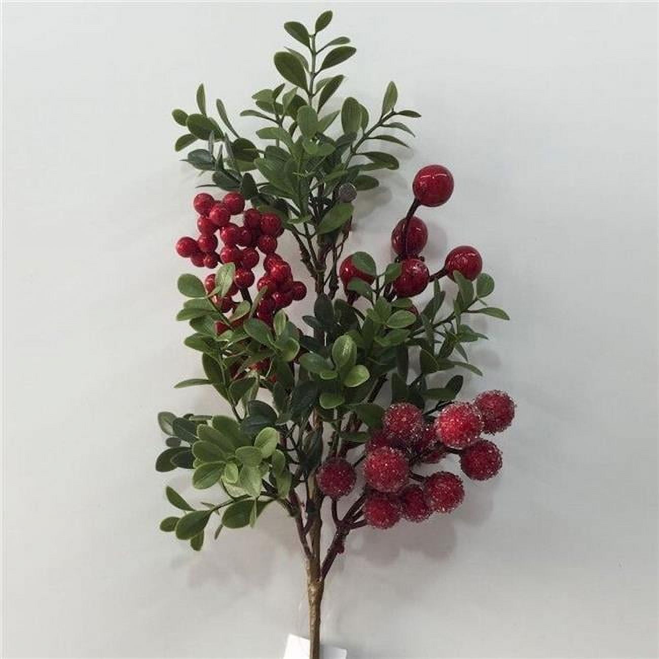 Red Berries & Greenery Pick Faux Plants & Trees - Walmart.com
