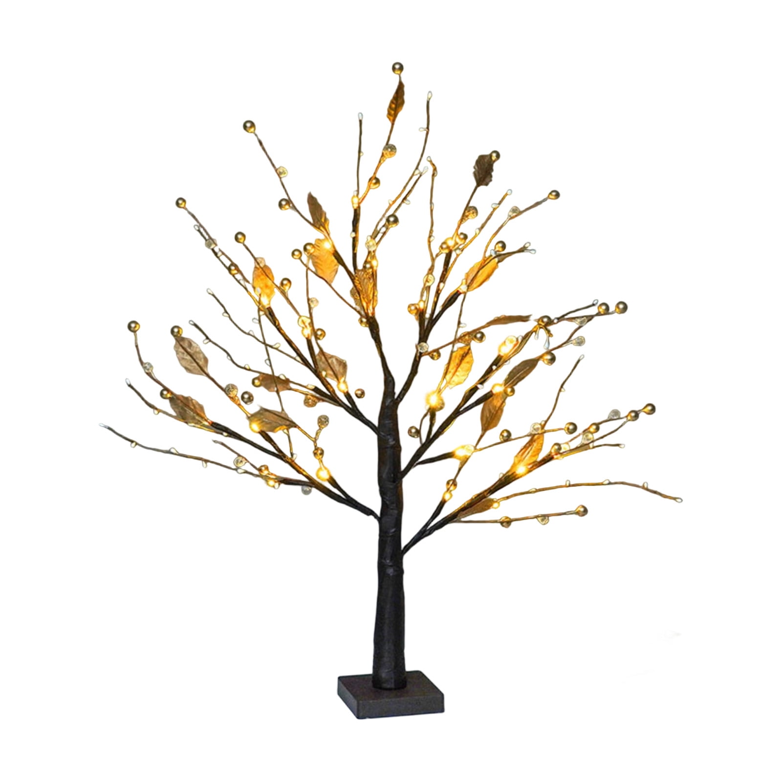 Red Berry Blossom Tree with Lights, LED Lighted Branches, Artificial ...