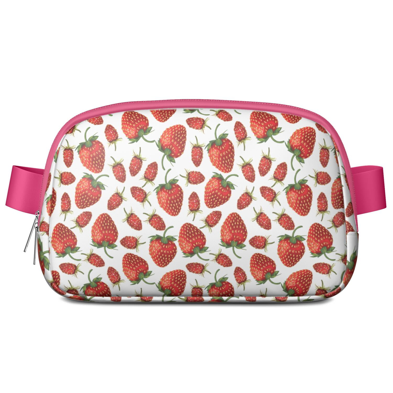 Red Berry Delight Fanny Pack – Kawaii Strawberry Belt Bag for Fun and ...