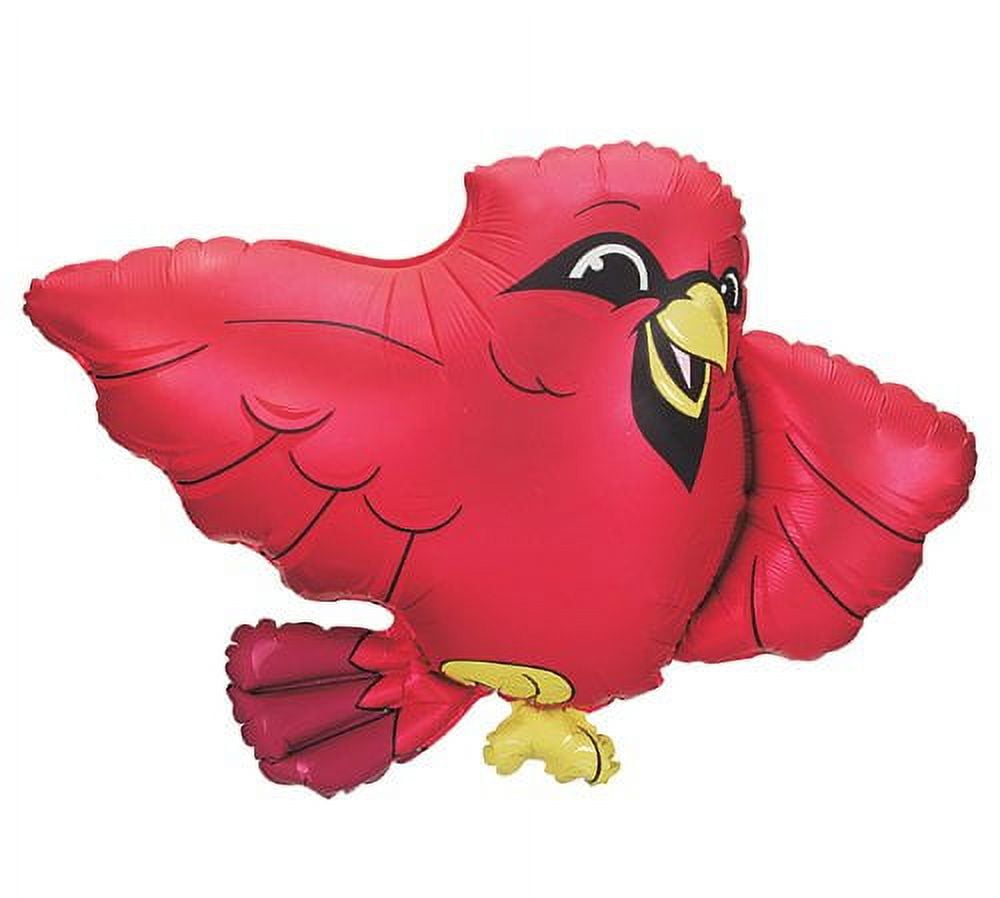 26" Uninflated Red Bird Cardinal Mylar Balloons for Birthday Party ...