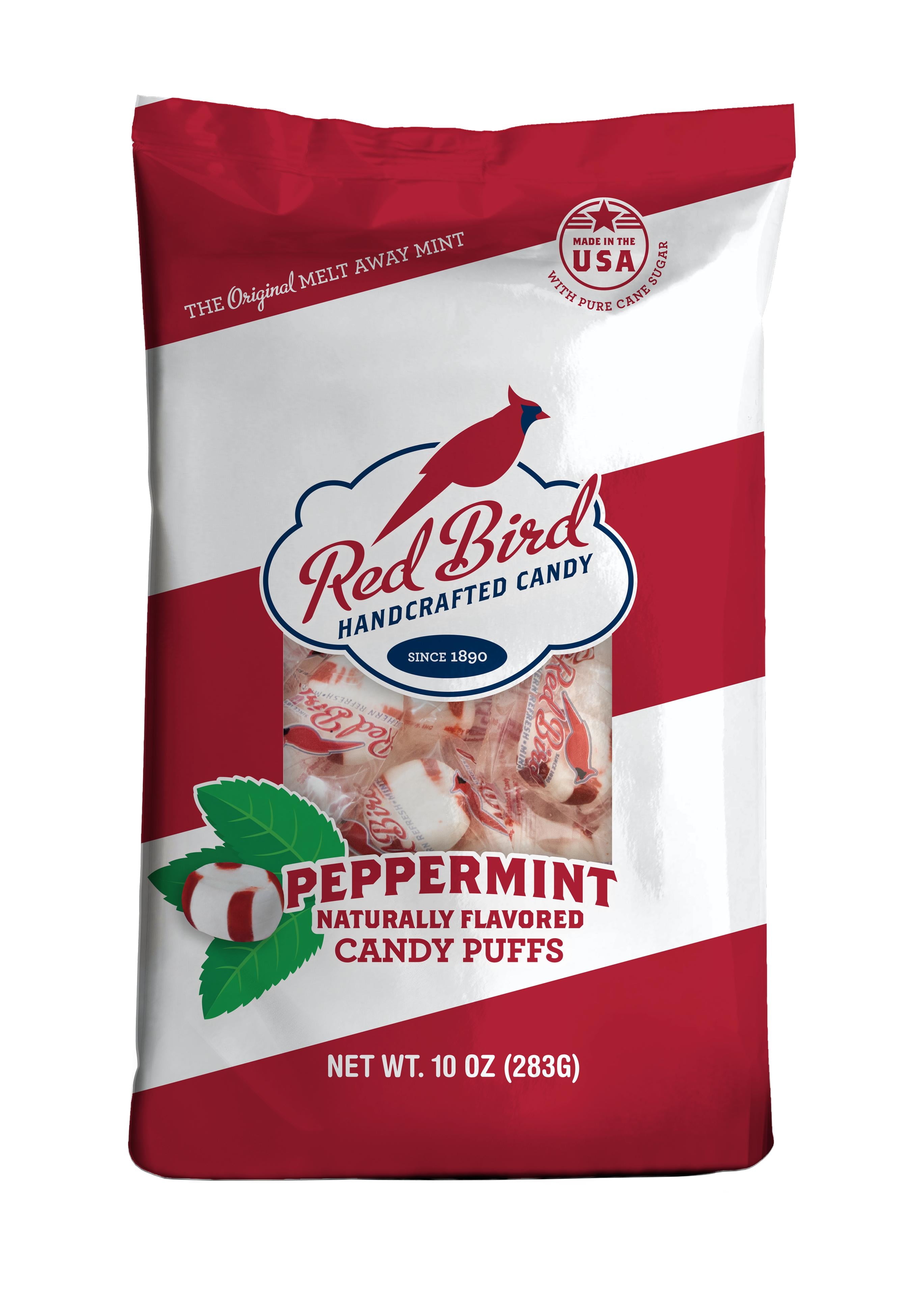 Red Bird Soft Peppermint Candy Puffs, Sugar, Allergen-Free, 10 oz. Bag ...