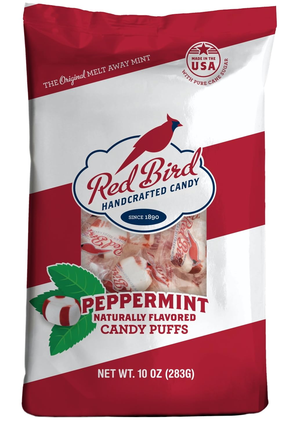 Red Bird Soft Peppermint ESF27 Candy, Individually Wrapped, Gluten Free ...