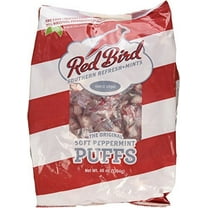 Red Bird Soft Peppermint Candy Puffs, Sugar, Allergen-Free, 10 oz. Bag ...
