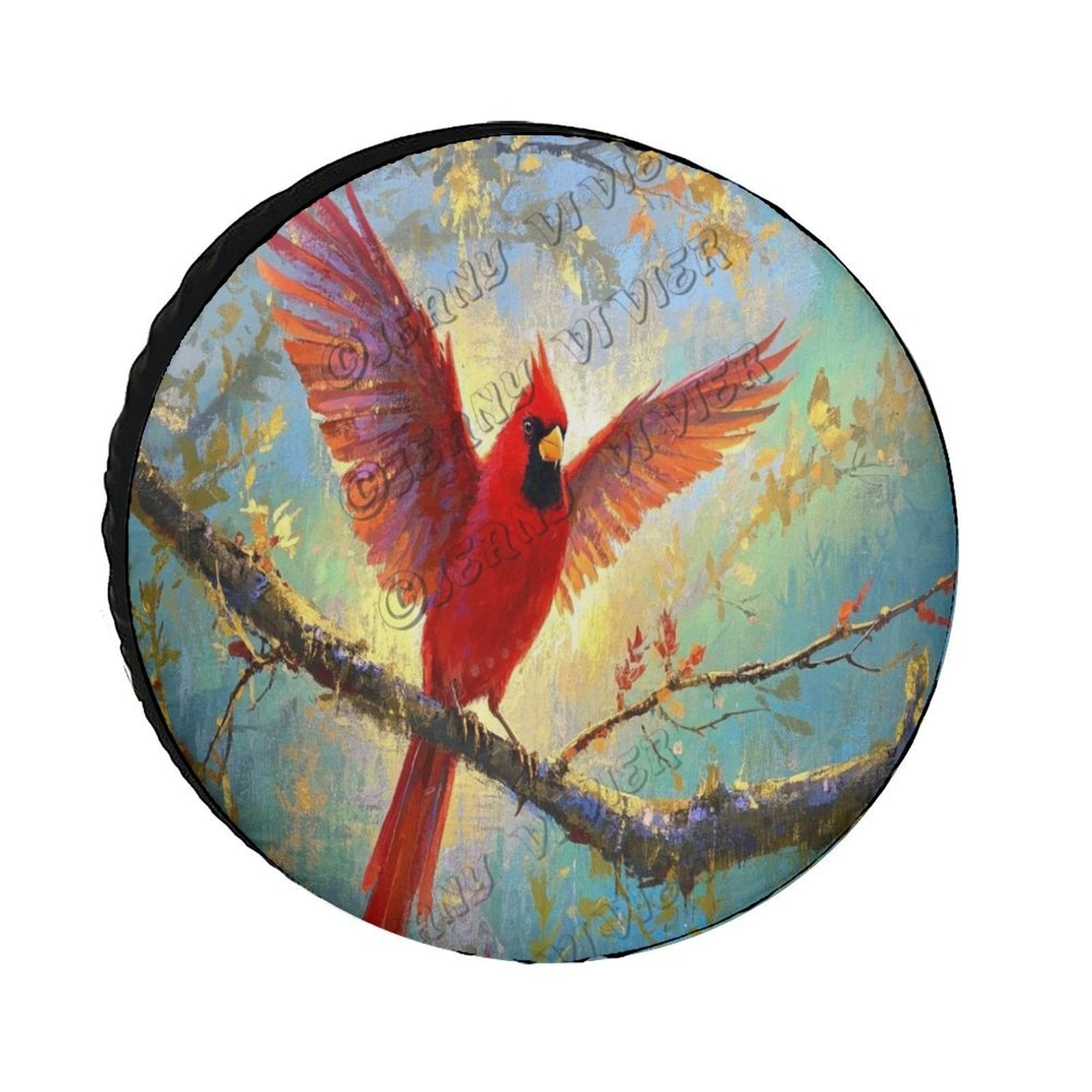 Red Bird Spare Tire Wheel Cover for Car Truck SUV Camper Trailer ...