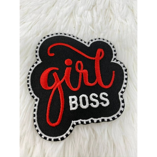 Red & Black, 1-pc "Girl Boss" Badge, Entrepreneur Homage Badge, Cute ...