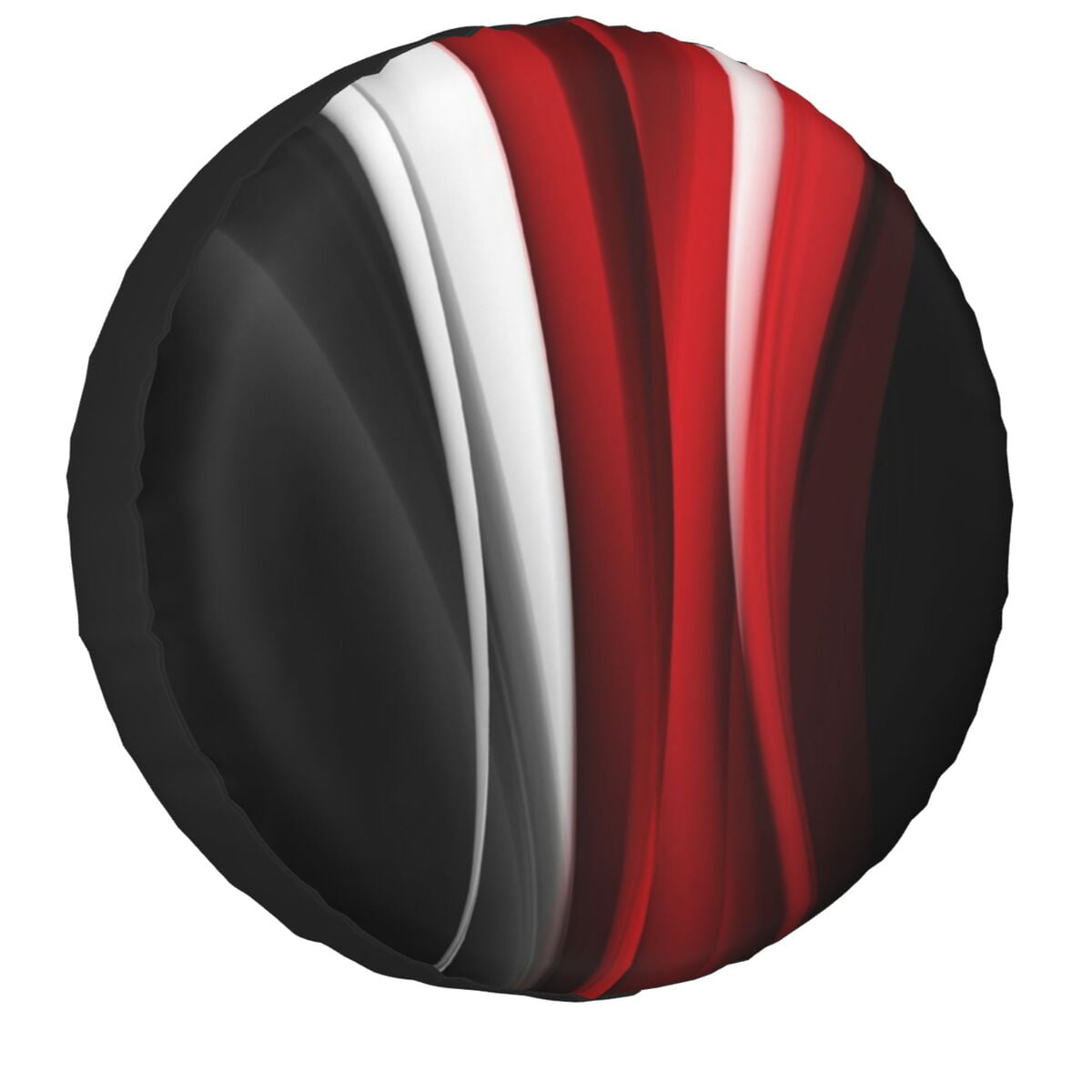 Red Black And White Twist Spare Tire Cover Case Bag Pouch Abstract ...