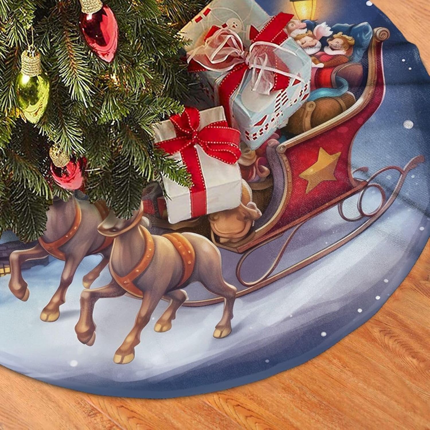 Red Black Buffalo Plaid Gingerbread Man Wreath Bow Snowflake 36 Inch ...
