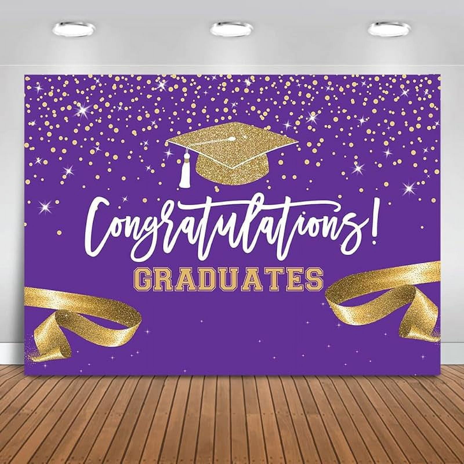 Red Black Class of 2025 Backdrop Congratulations Graduates Background ...