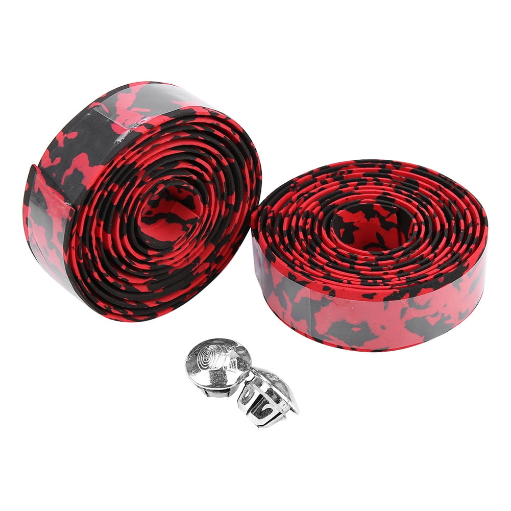 Red & Black Cycling Wrap for Enhanced Grip Lightweight Road Bike ...