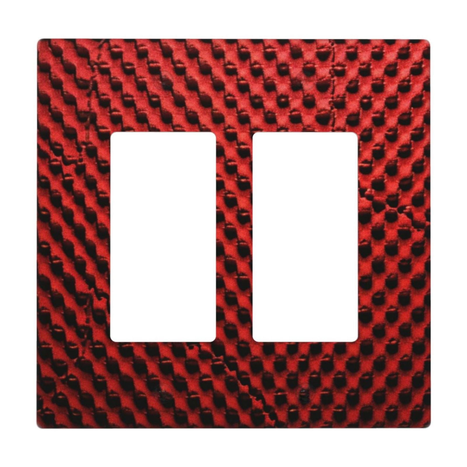 Red Black Dots Fabric Light Switch Cover Decorative Switch Plates and ...
