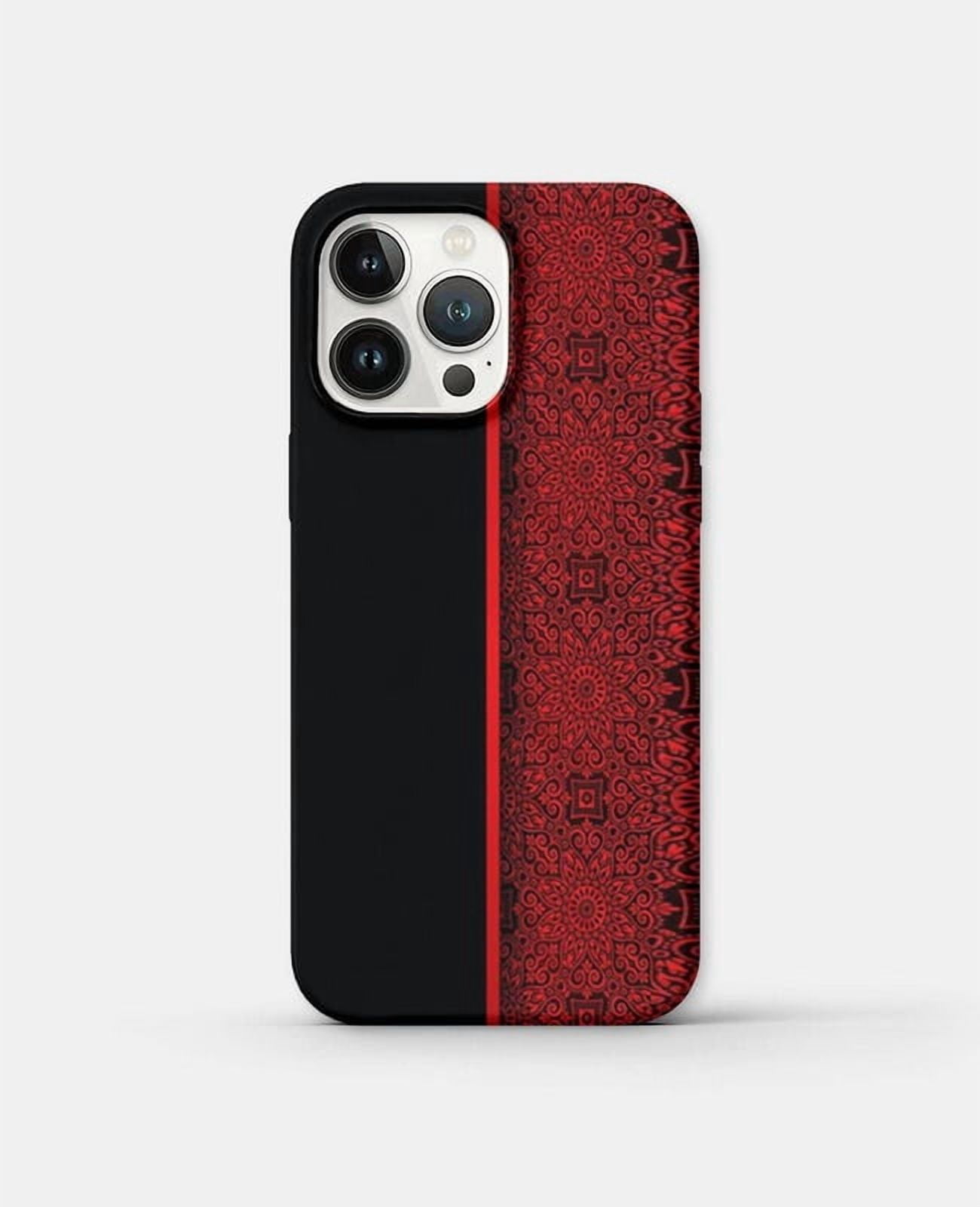 Red Black Ethnic Pattern Modern Mandala Geometric Graphic Phone Case ...