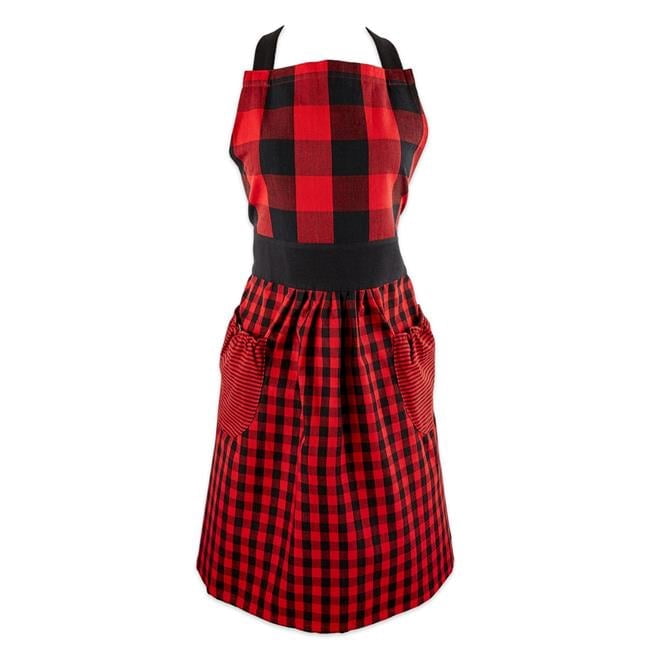 Red & Black Gingham Apron - Walmart.com